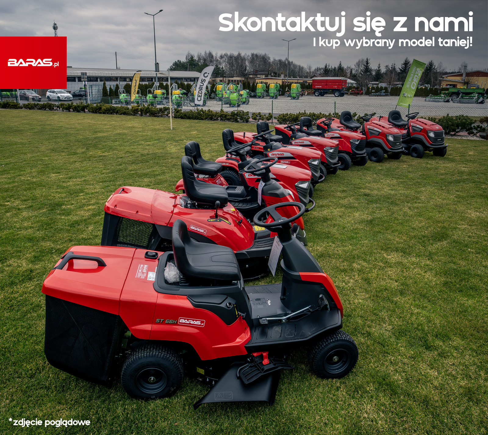 Traktorek ogrodowy BARAS STS 98H powered by Stiga Tornado 398 ...